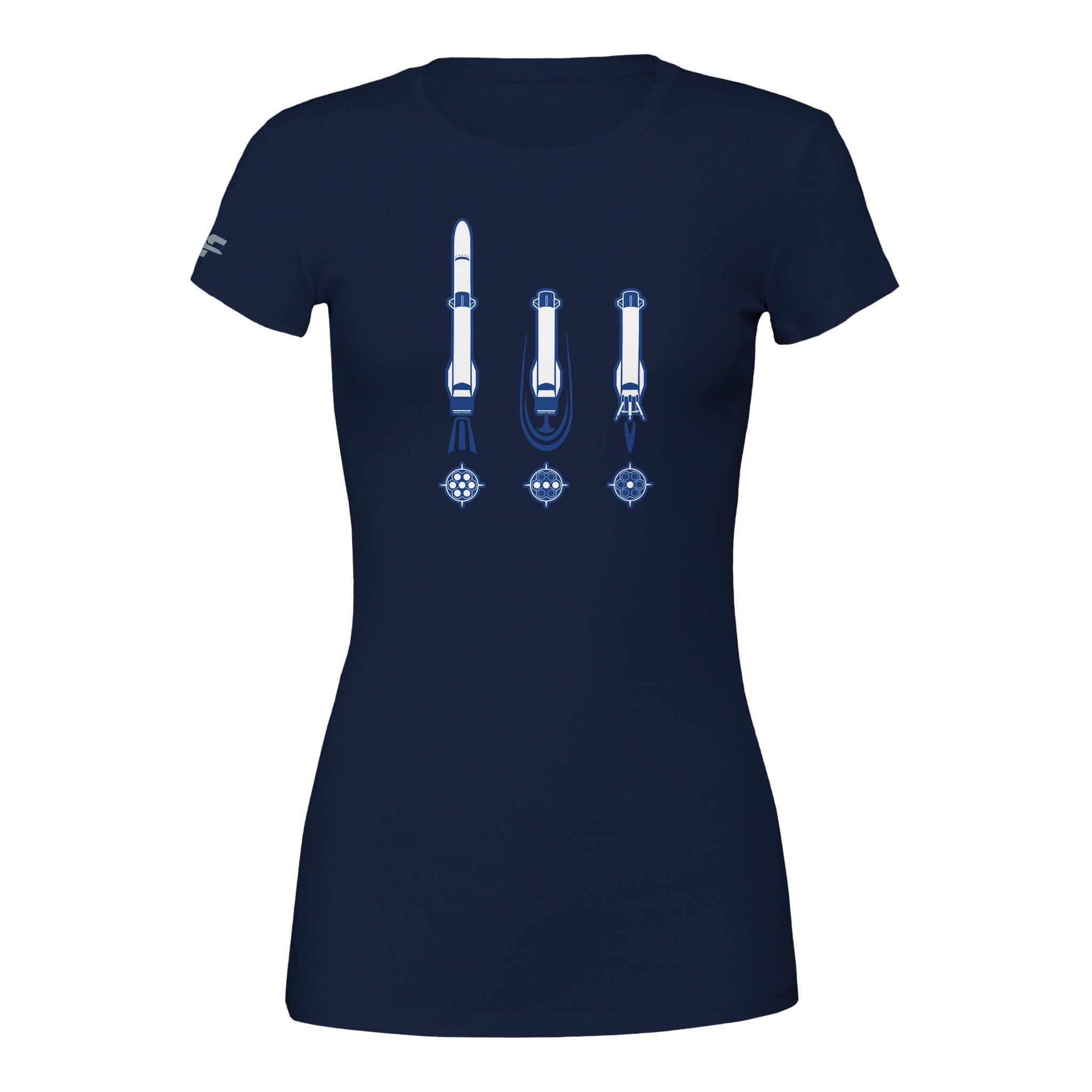 Launch, Entry, Landing - New Glenn Edition - Womans T-shirt