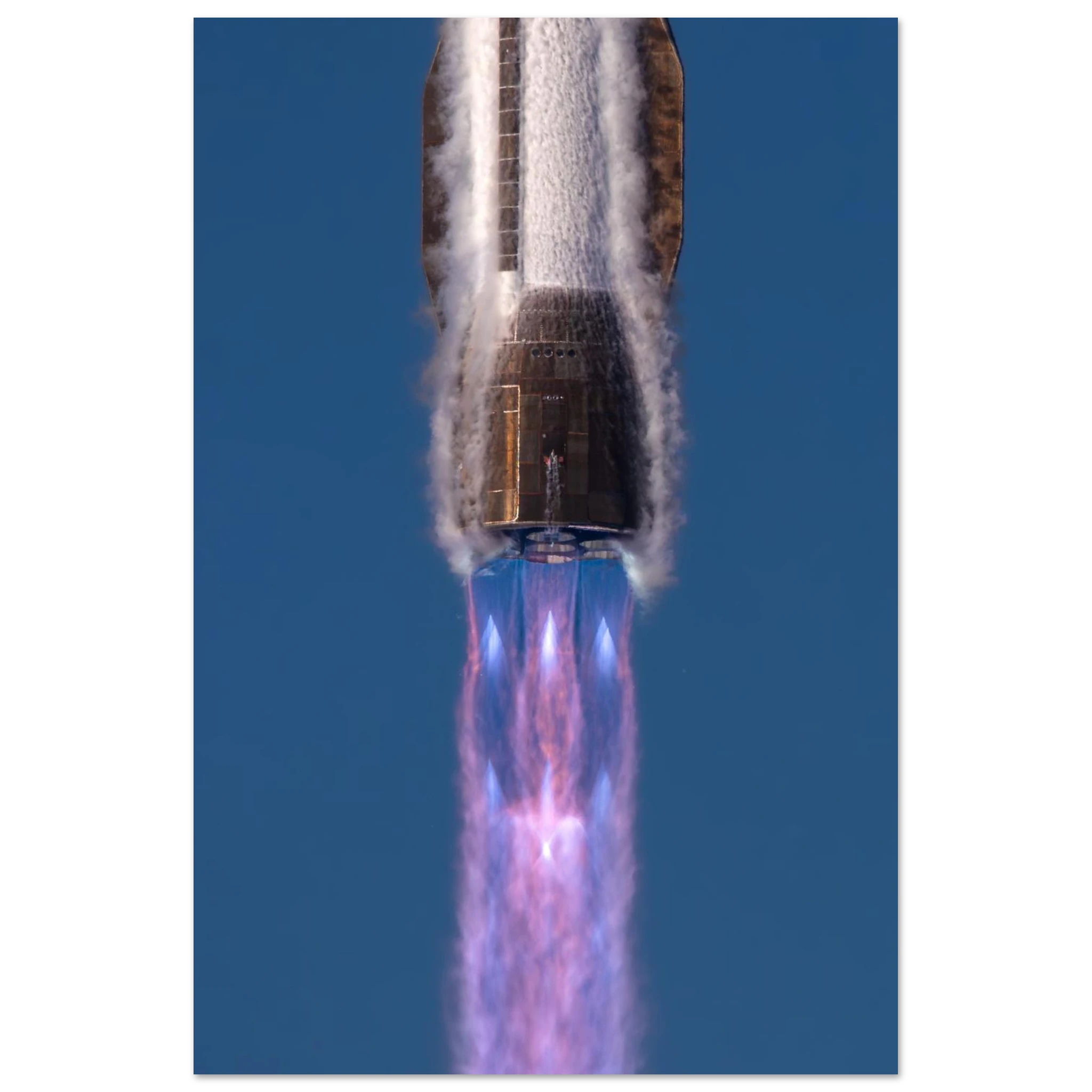 Business End of New Glenn - 7 Singing BE-4's